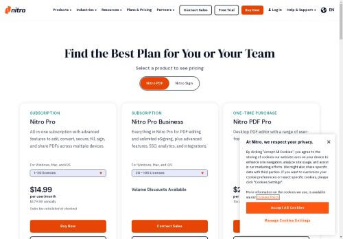 Nitro promo code → Save 30% December